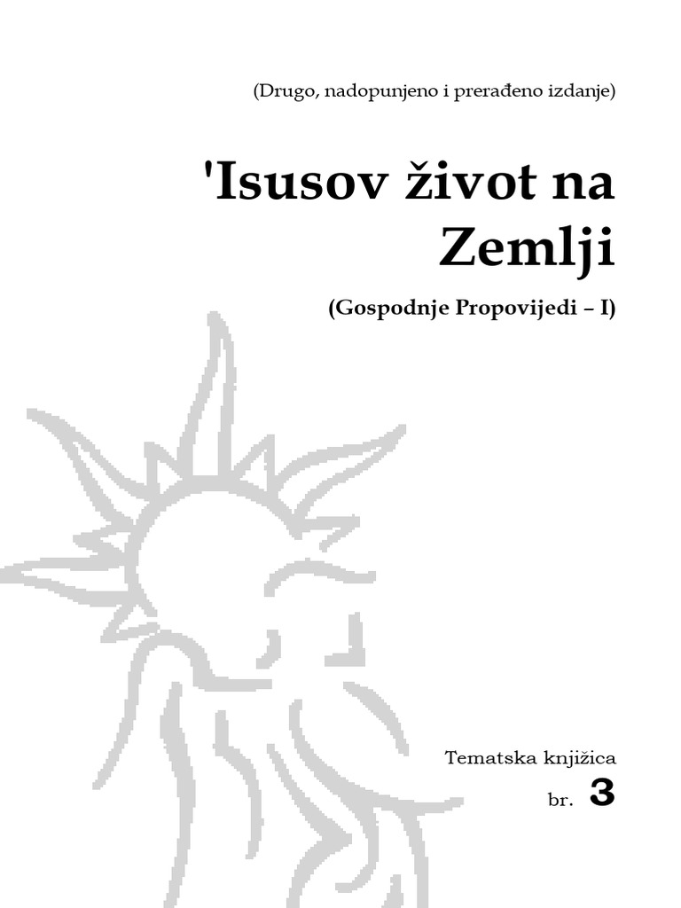 03) Isusov Zivot Na Zemlji - GP-1 | PDF