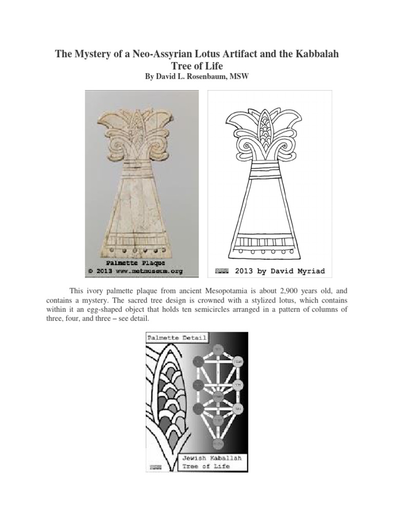 The Mystery of A Neo Assyrian Lotus Arti | PDF | Kabbalah | Rabbi