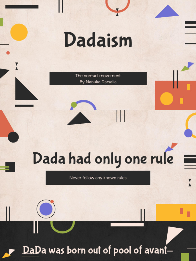 Dadaism by Nanuka Darsalia | PDF | Modernism | Art Movements