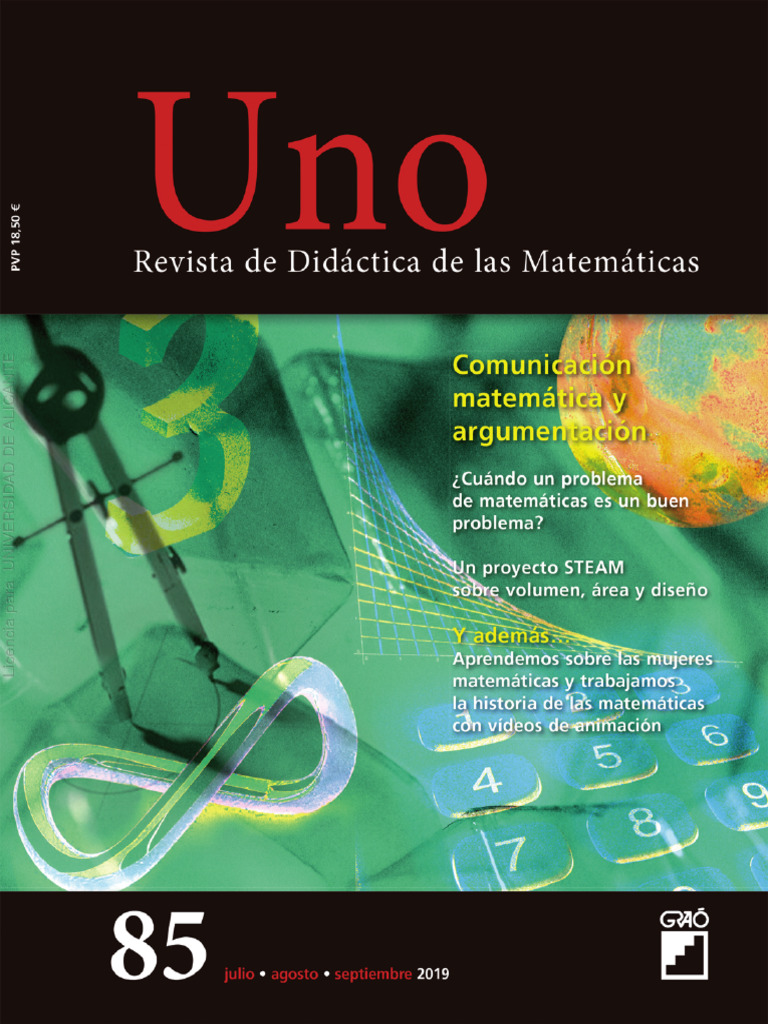 Revista Uno 085 Julio 19 Comunicacion Matematica y Argumentacion Un085 ...