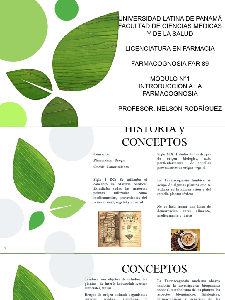 Modulo 1. Introduccion A La Farmacognosia | PDF | Medicamentos con ... Modulo 1. Introduccion A La Farmacognosia | PDF | Medicamentos con ...
