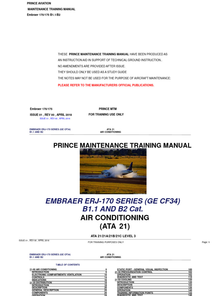 Ata 21 Air Condition Emb 170 - My Version | Download Free PDF | Valve | Duct (Flow)