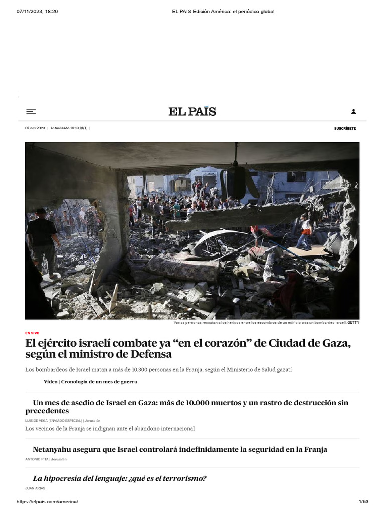 EL PAÍS Edición América - El Periódico Global | PDF | México | Madrid