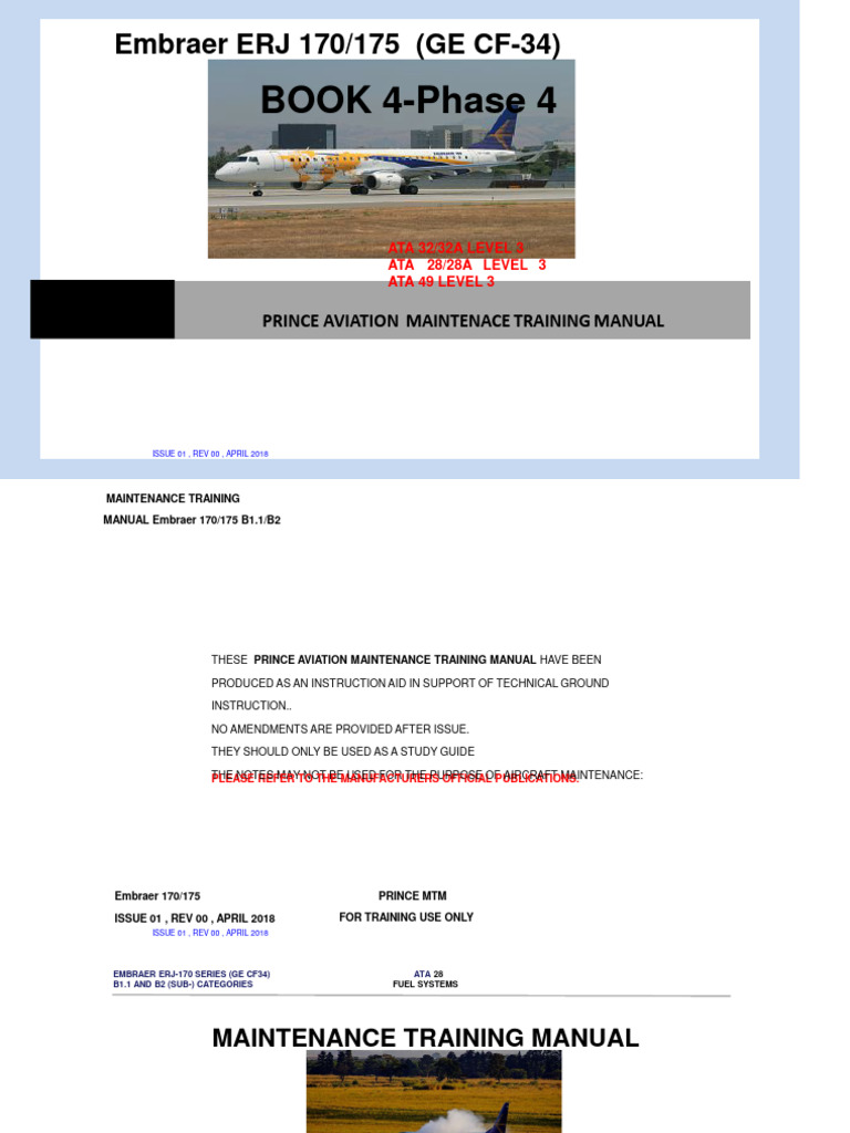 Ata 28 Fuel Emb 170 | PDF | Valve | Pump