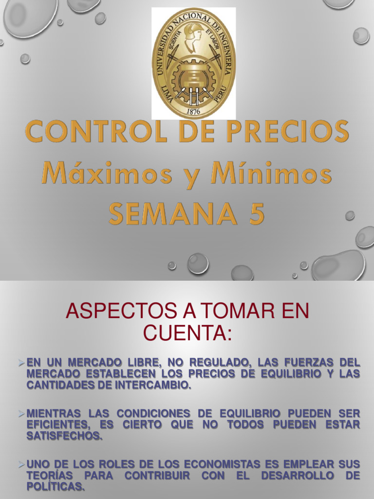 ECONOMÍA GENERAL - Precios Máximos y Mínimos, Impuesto | PDF ...