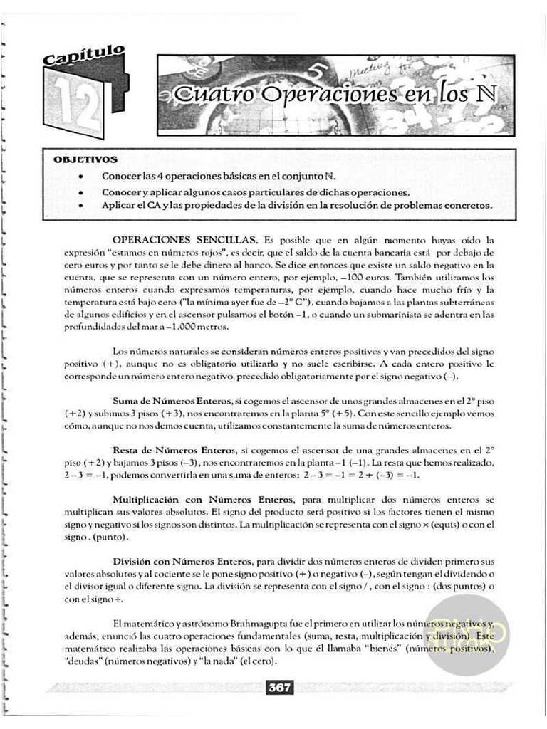 Cuatro Operaciones by Rodo | PDF
