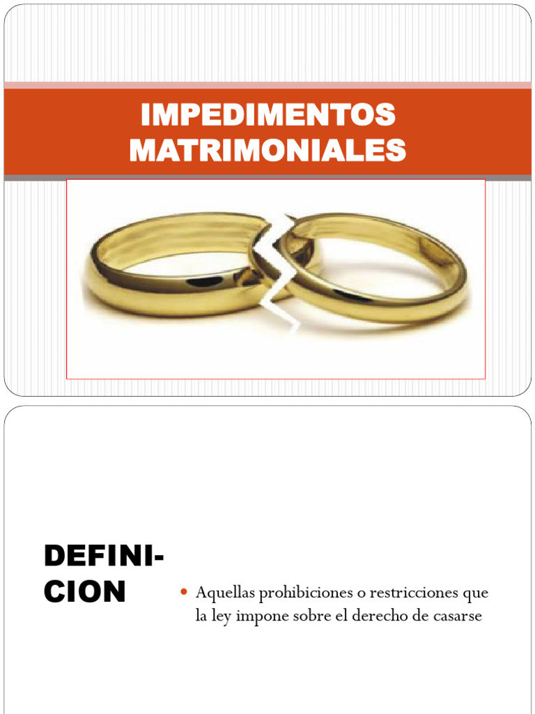 PWP Impedimentos Matrimoniales y Nulidad | PDF | Anulación | Matrimonio