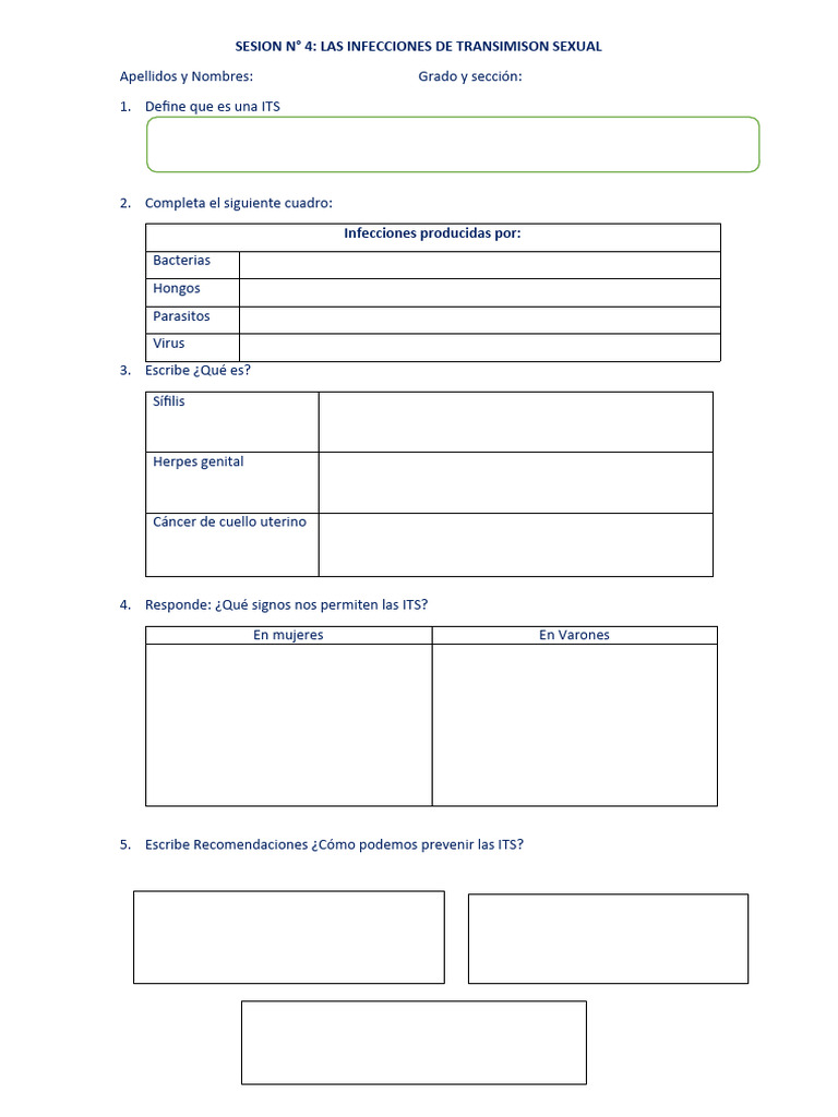Hoja de Trabajo Its | PDF