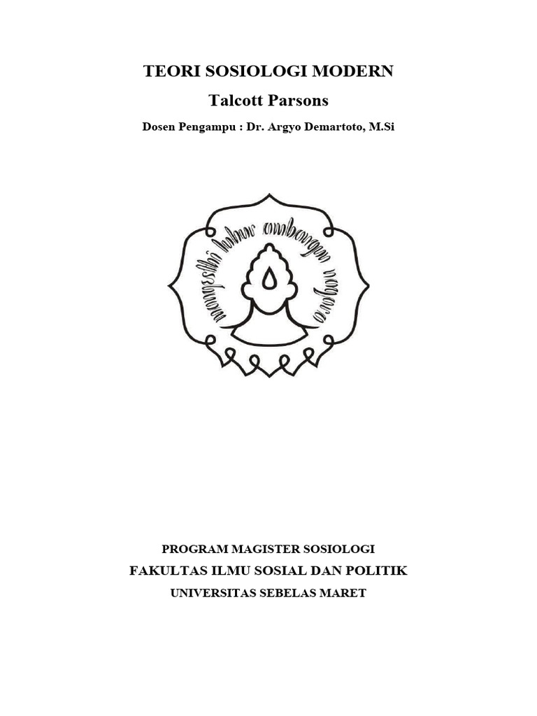 Talcott Parsons AGIL | PDF