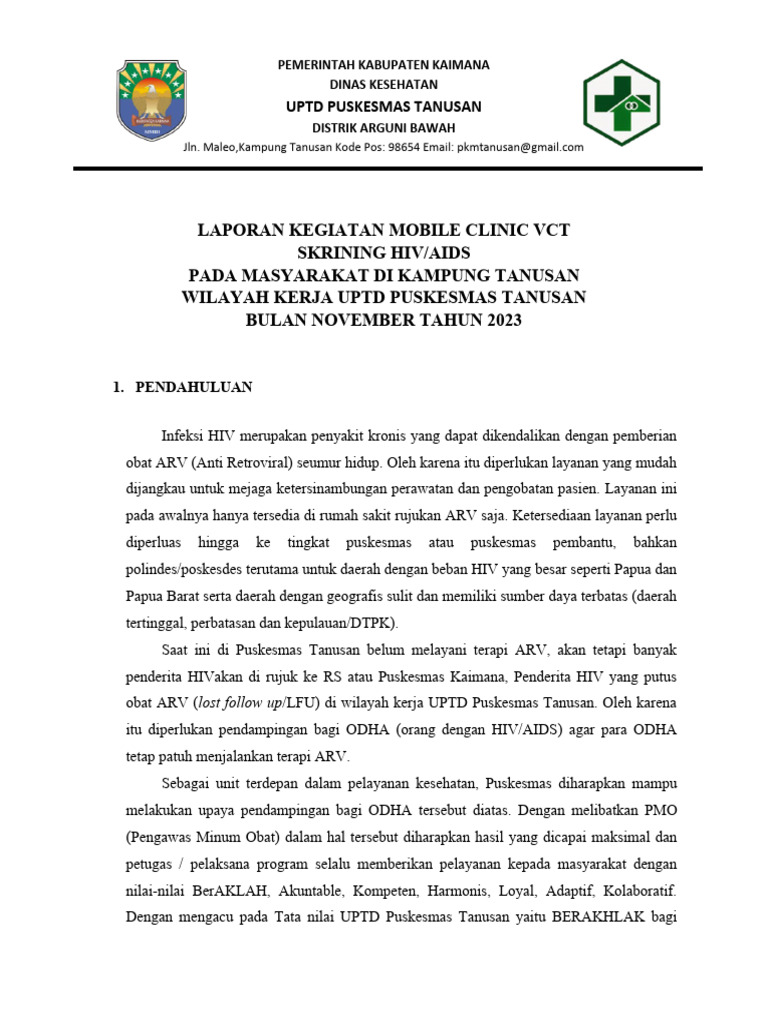 LAPORAN MOBILE VCT Tanusan GF Laura | PDF