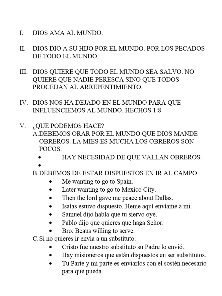 DIOS AMA AL MUNDO | PDF