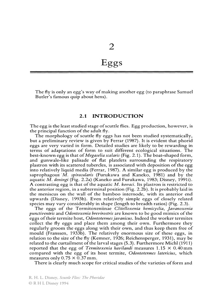 Disney1994 Chapter Eggs | PDF | Insects