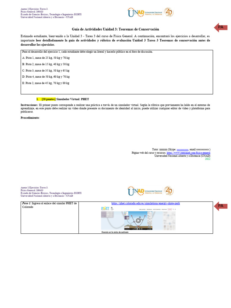 Guía de Física: Teoremas de Conservación | PDF | Presión | Física Aplicada e Interdisciplinaria