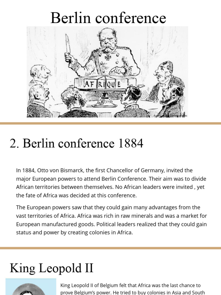 Berlin Conference 1884 | PDF | International Relations | Global Politics