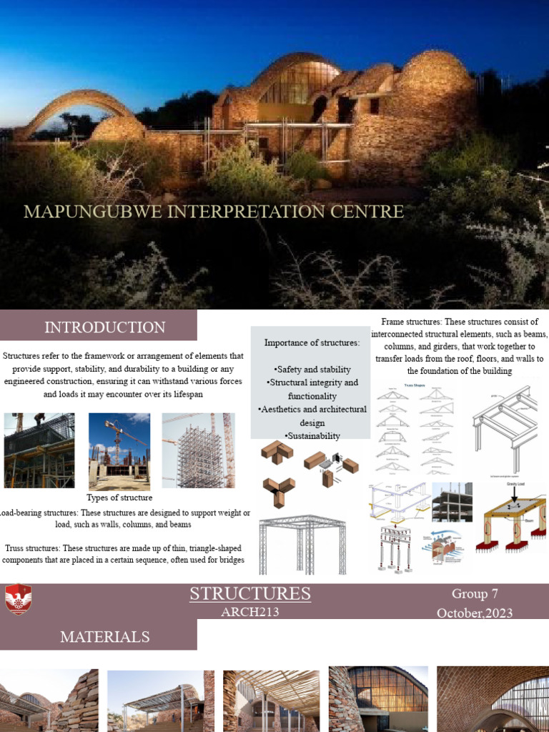 Mapungubwe Interpretation Centre | PDF | Dome | Wall