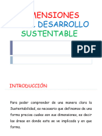 Dimensiones de La Sustentabilidad | PDF | Sustentabilidad | Desarrollo sostenible