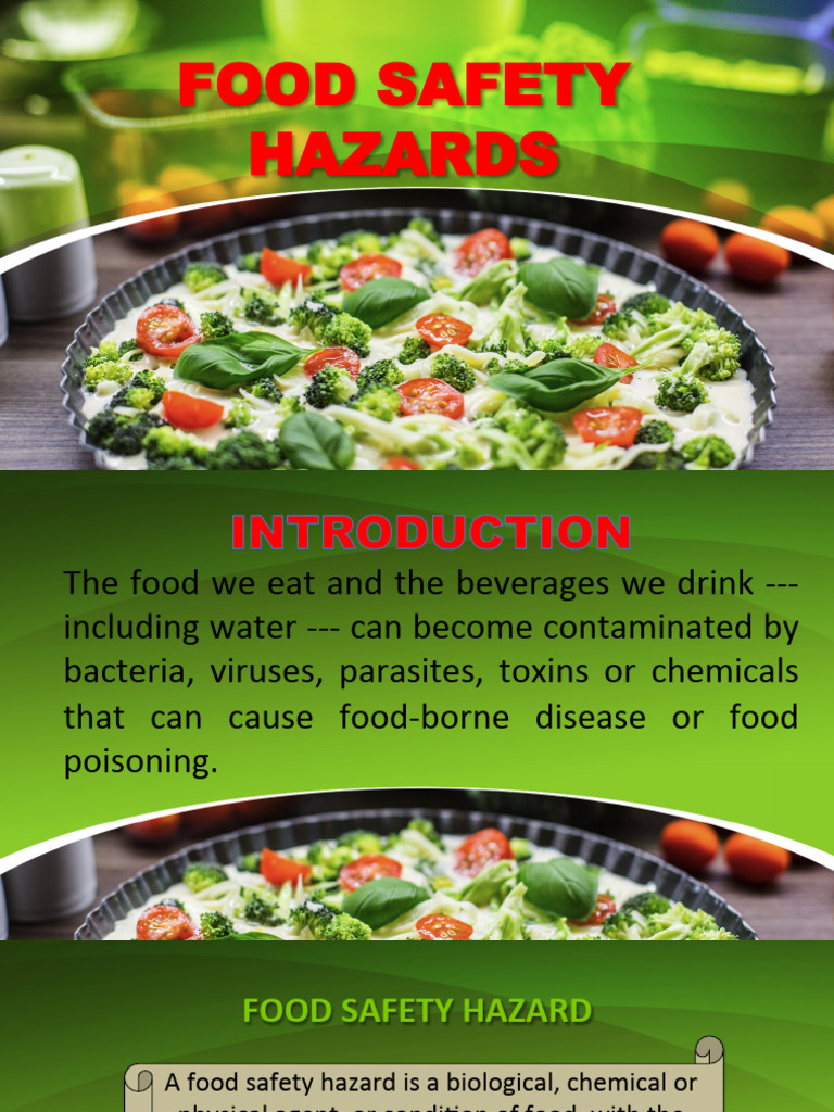 TM 112 Chapter 3 Students | PDF | Foodborne Illness | Hazards