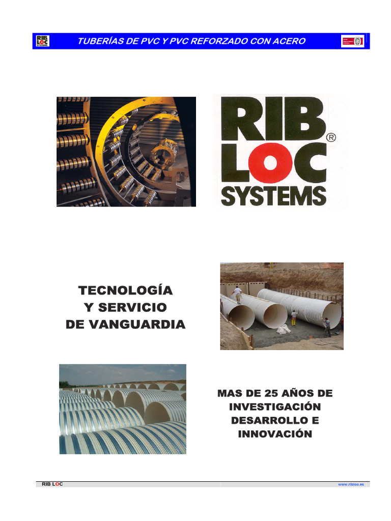 Triptico Rib Loc | PDF | Tubería (transporte de fluidos) | Acero