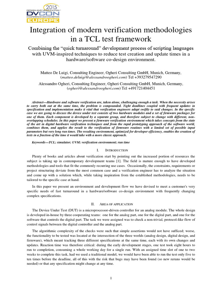 Dvcon Europe 2015 Ta1 5 Paper Pdf Formal Verification Simulation