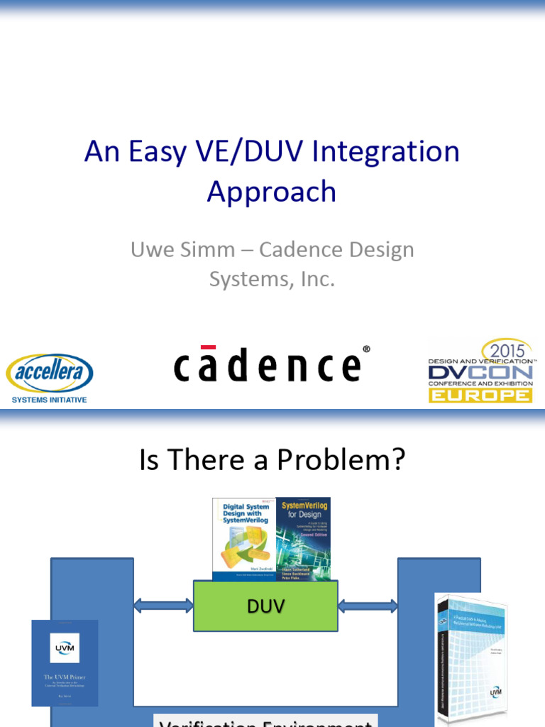 Dvcon Europe 2015 Ta3 2 Presentation Pdf Interface Computing Databases