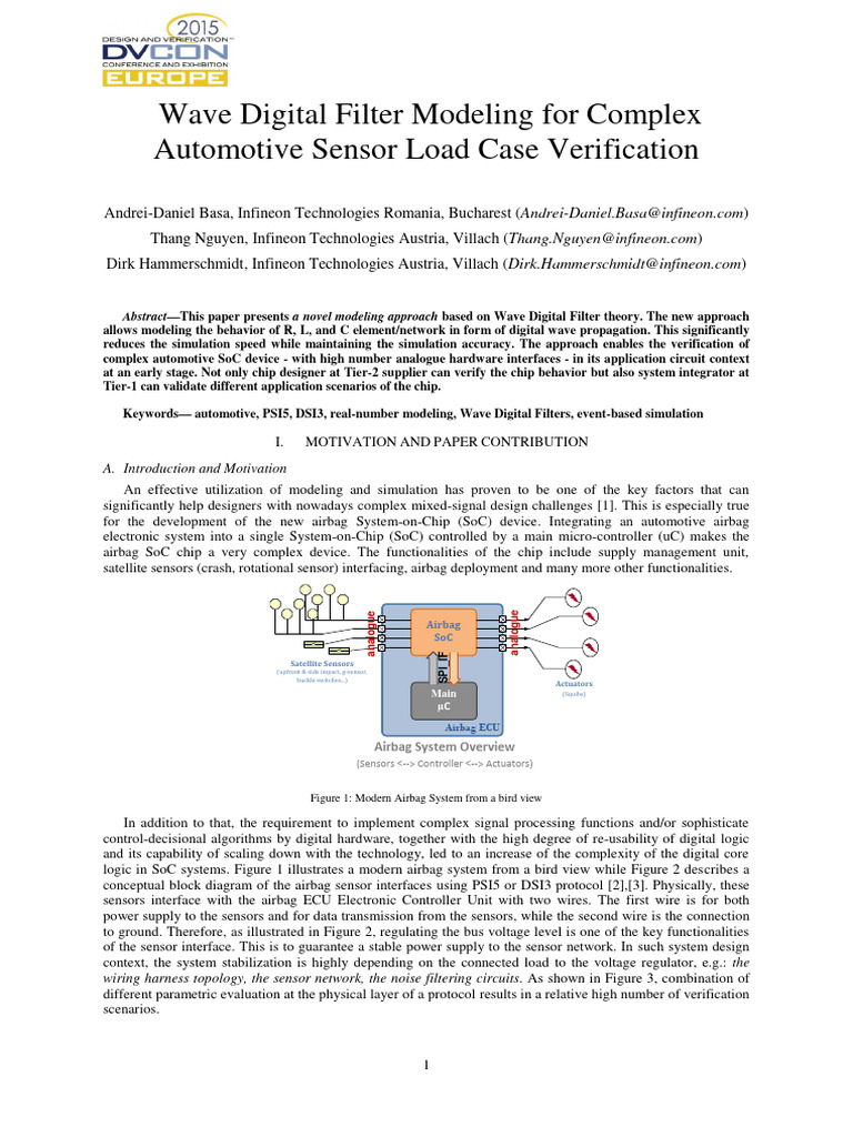 DVCon Europe 2015 TA4 3 Paper | PDF | System On A Chip | Electronic Filter
