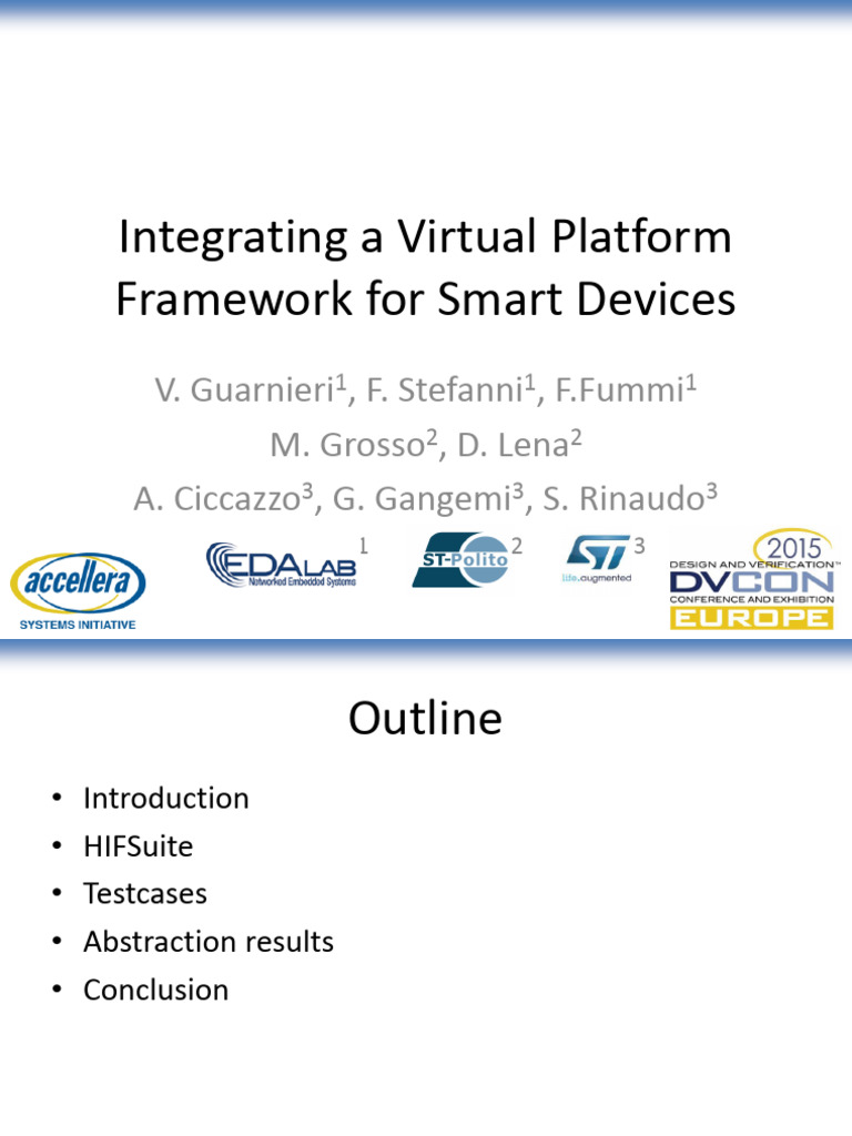 DVCon Europe 2015 TA4 2 Presentation | PDF | Hardware Description Language | Vhdl
