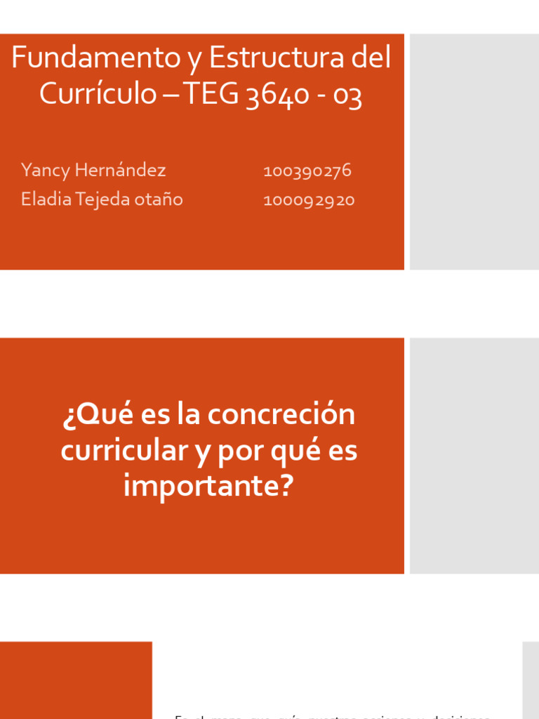Concreción Curricular en Educación | PDF | Plan de estudios | Cognición
