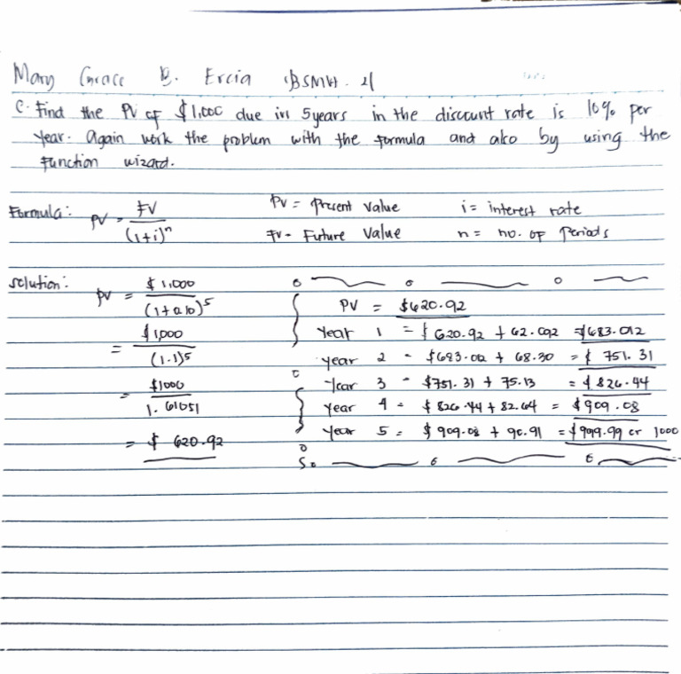 Spreadsheet C 170 Valuation Method | PDF