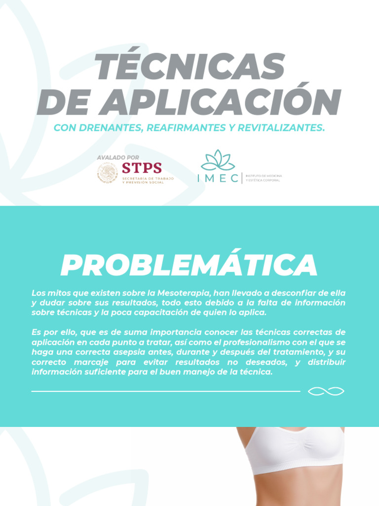 Diplomado Tecnicas de Aplicacion IMEC | PDF | Antioxidante | Péptido