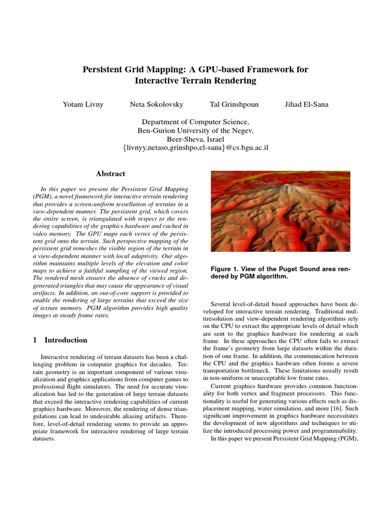 Persistent Grid Mapping | PDF | Texture Mapping | Shader Persistent Grid Mapping | PDF | Texture Mapping | Shader