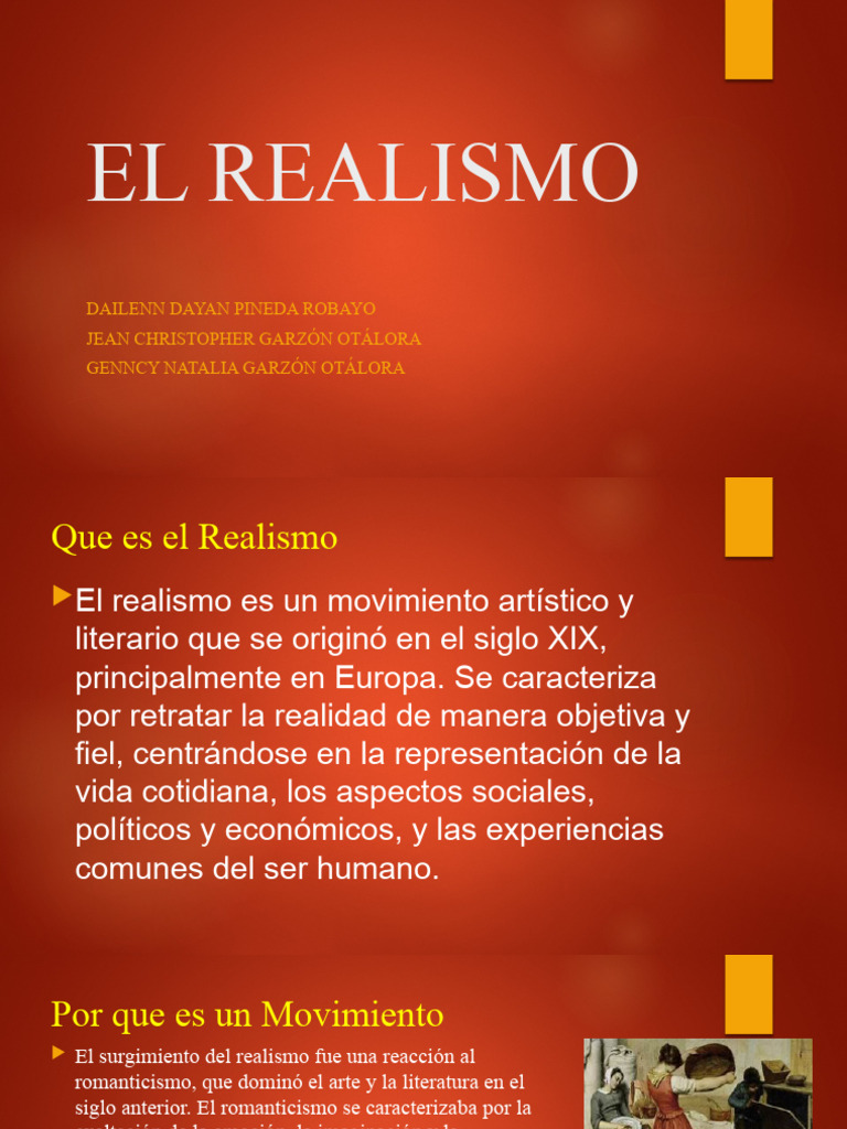 Características del Realismo Artístico | PDF | Clásicos