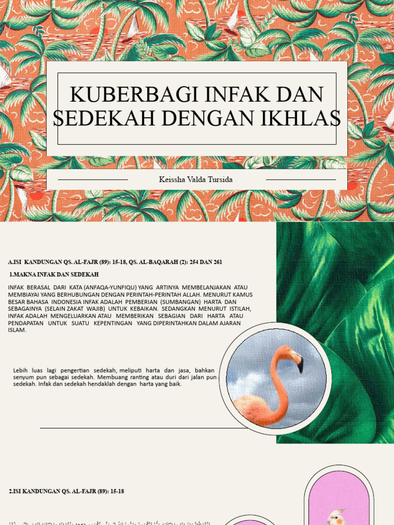 Makna Infak dan Sedekah dalam Islam | PDF