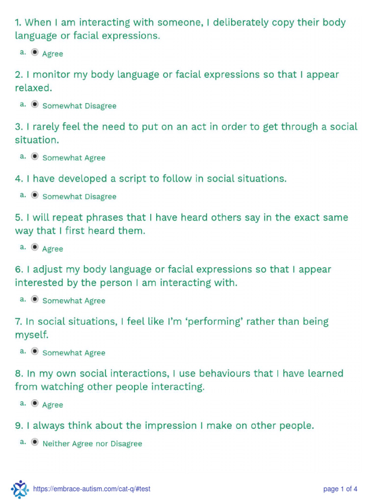 Cat Q | PDF | Wellness