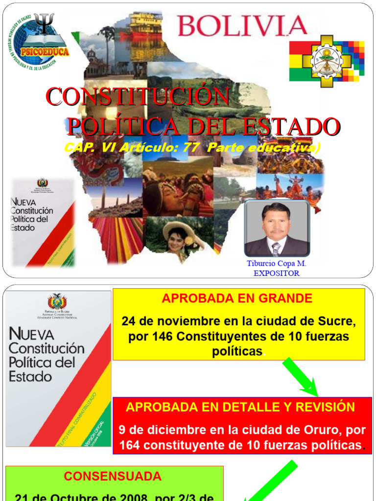 Constitución Política Del Estado | Descargar gratis PDF | Bolivia ...