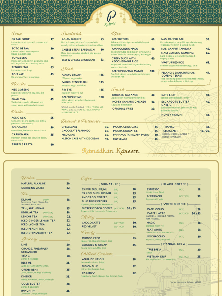 Menu Ramadhan 2023 PDF | Download Free PDF | Indonesian Cuisine | Cooking