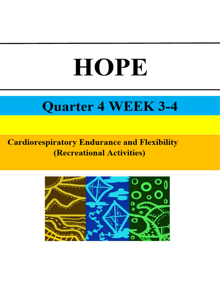 Module 4-8weeks | PDF | Flexibility (Anatomy) | Physical Fitness