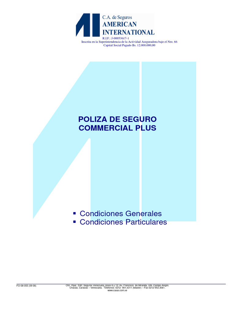 Modelo Contrato Seguro Poliza | PDF | Póliza de seguros | Seguro