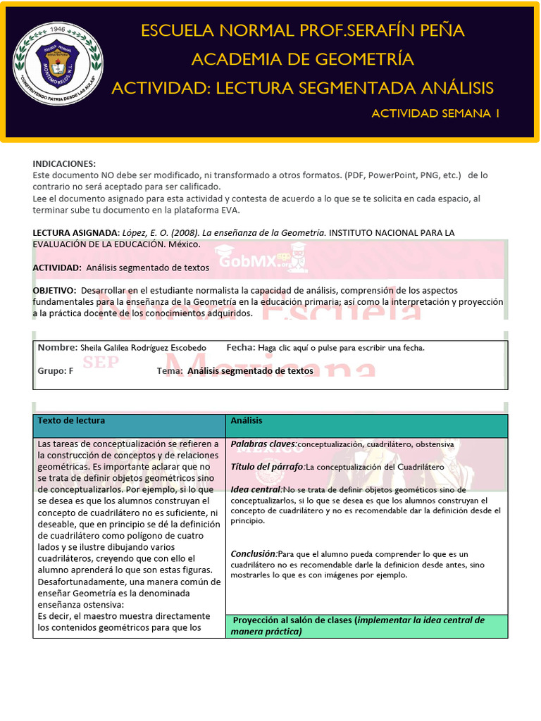 Lectura Segmentada Equipo Terminada (1) MM | PDF | Prueba matemática ...