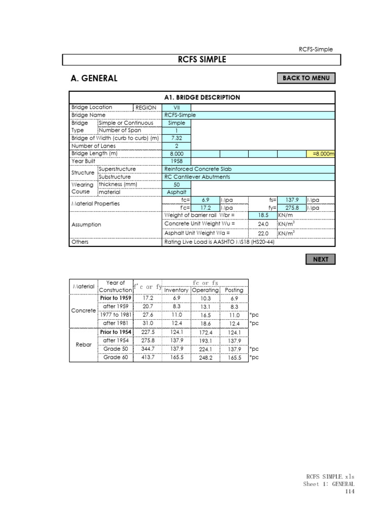 Rcfs Simple | PDF | Strength Of Materials | Architectural Design
