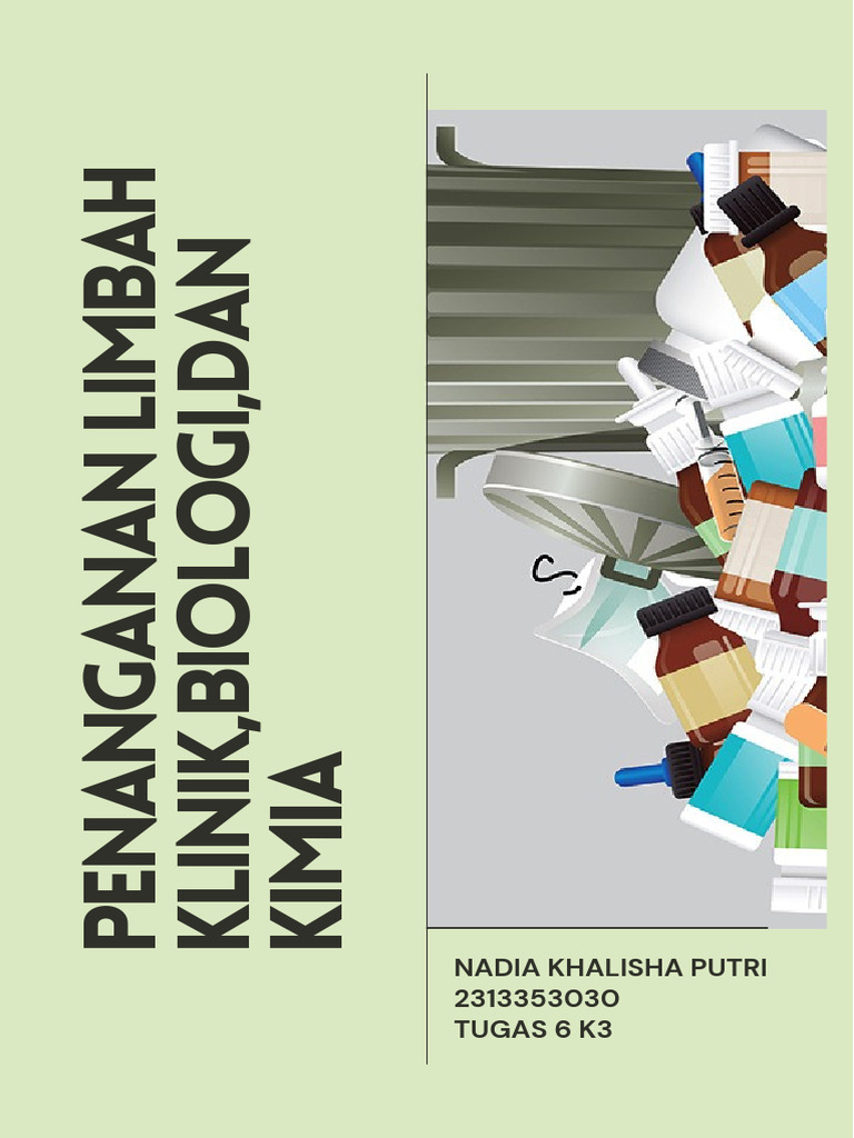 Penanganan Limbah Klinik, Biologi Dan Kimia | PDF