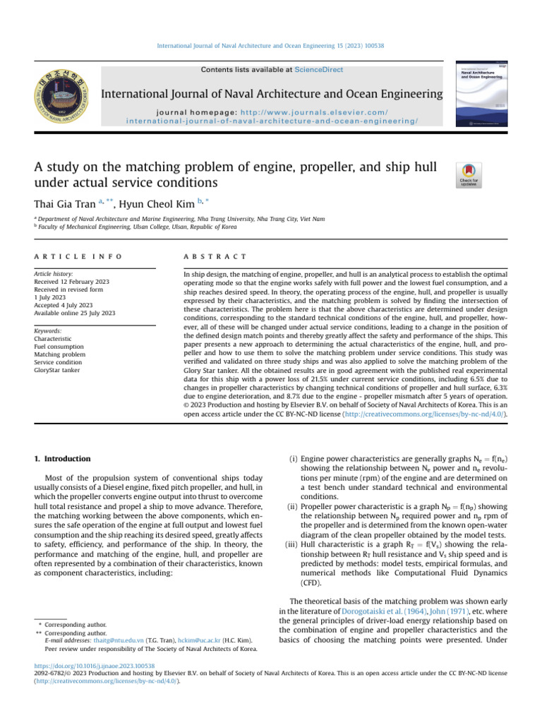 A Study On The Matching Problem of Engine - 2023 - International ...