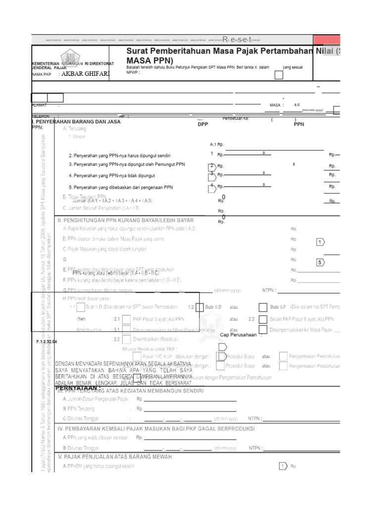 PPN SPT Masa 1111 | PDF