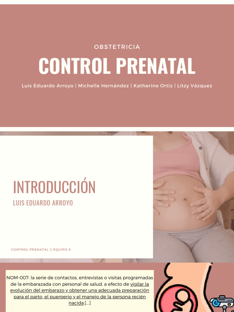 Control Prenatal | PDF | Parto | El embarazo