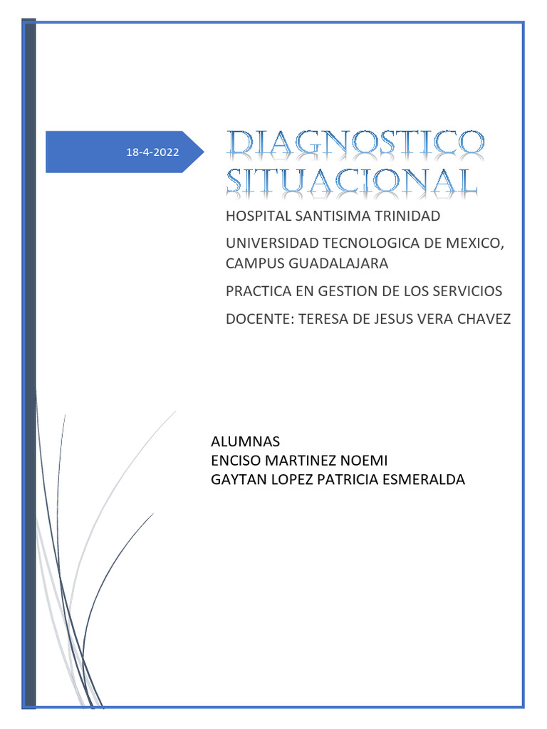 diagnostico situacional | PDF | Hemodiálisis | Hospital