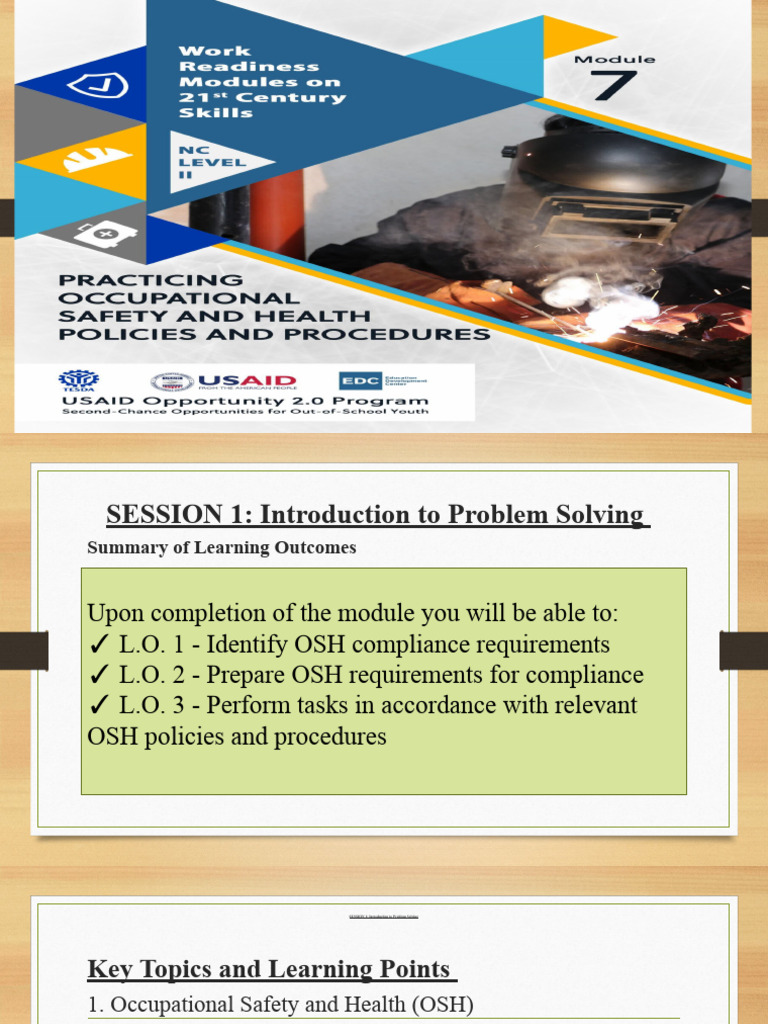 Module 7 | PDF | Occupational Safety And Health | Personal Protective Equipment