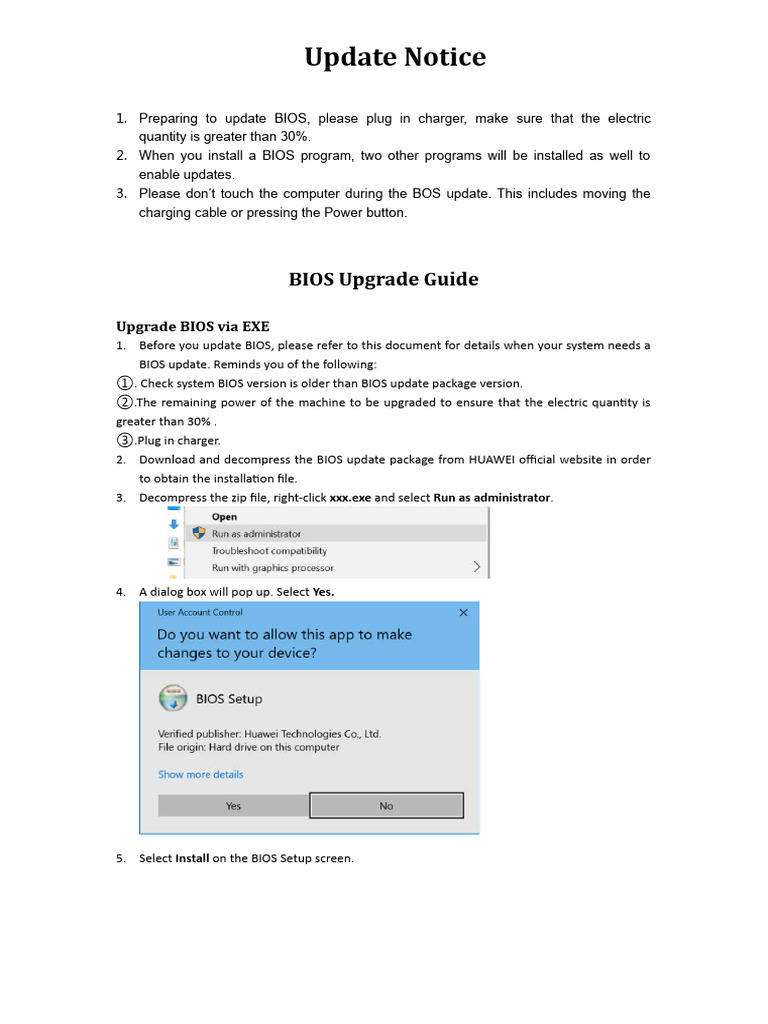 BIOS Upgrade Guide | PDF | Computers