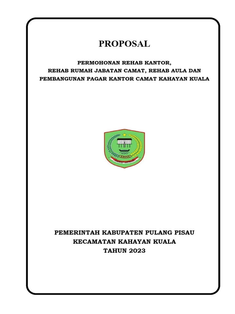 Proposal Rehab Kantor | PDF