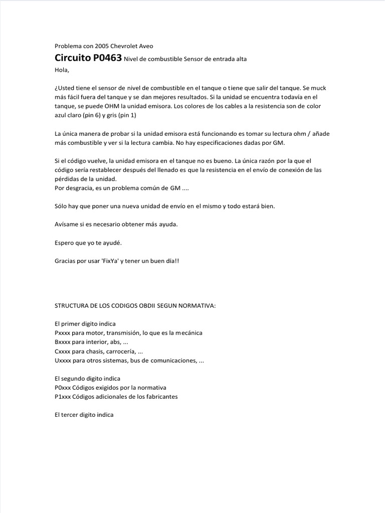 Codigos de Fallas | PDF | Acelerador | Inyección de combustible Codigos de Fallas | PDF | Acelerador | Inyección de combustible