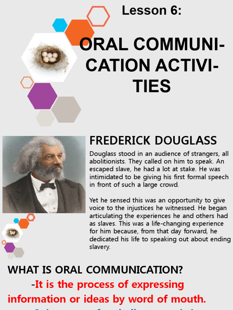q1 Oral Com Lesson 6 | PDF | Communication | Conversation