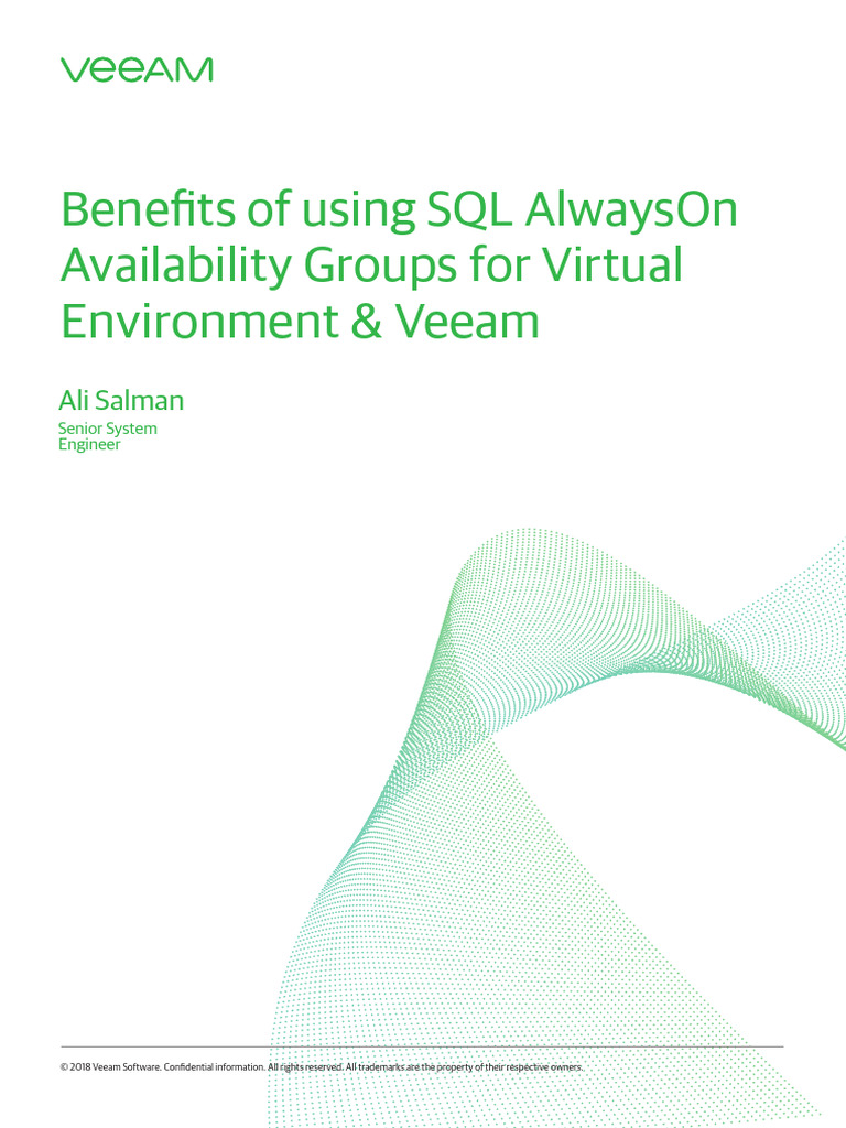 SQL Alwayson Availability Groups Virtual Environment | PDF | Computer ...